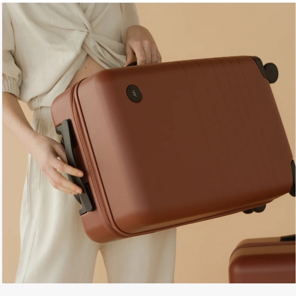 Monos | Other | Monos Terracotta Carryon Pro Suitcase Luggage | Poshmark